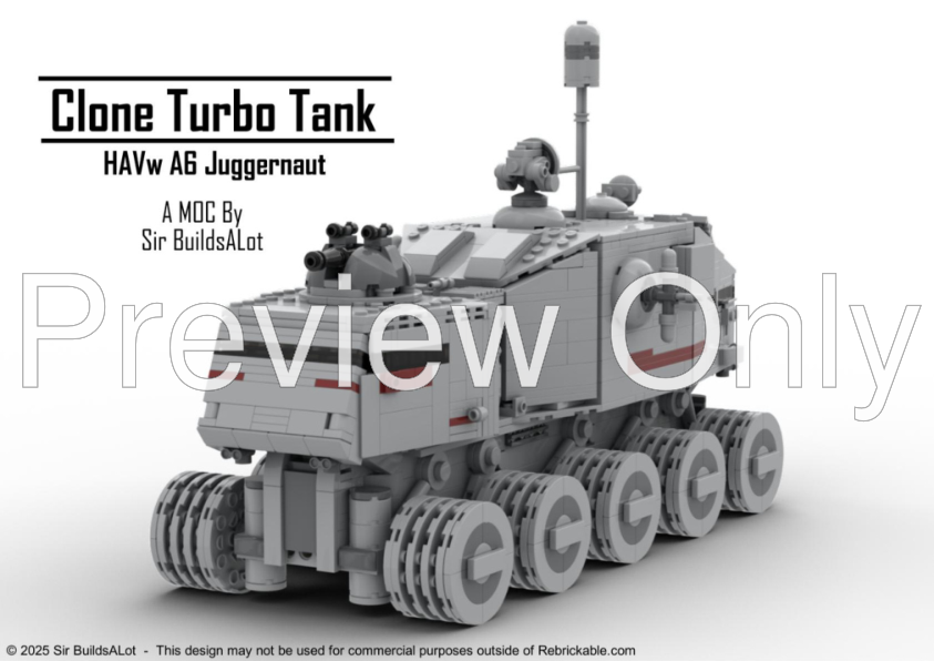 LEGO MOC-219843 Clone Turbo Tank by Sir BuildsALot | Rebrickable ...