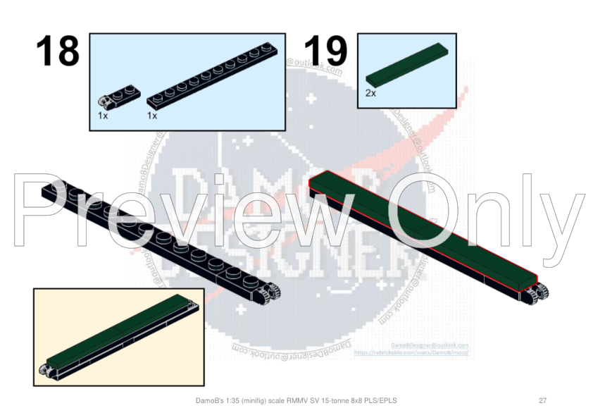 LEGO MOC RMMV HX2 Palletised Load System (PLS) / Enhanced Palletised ...