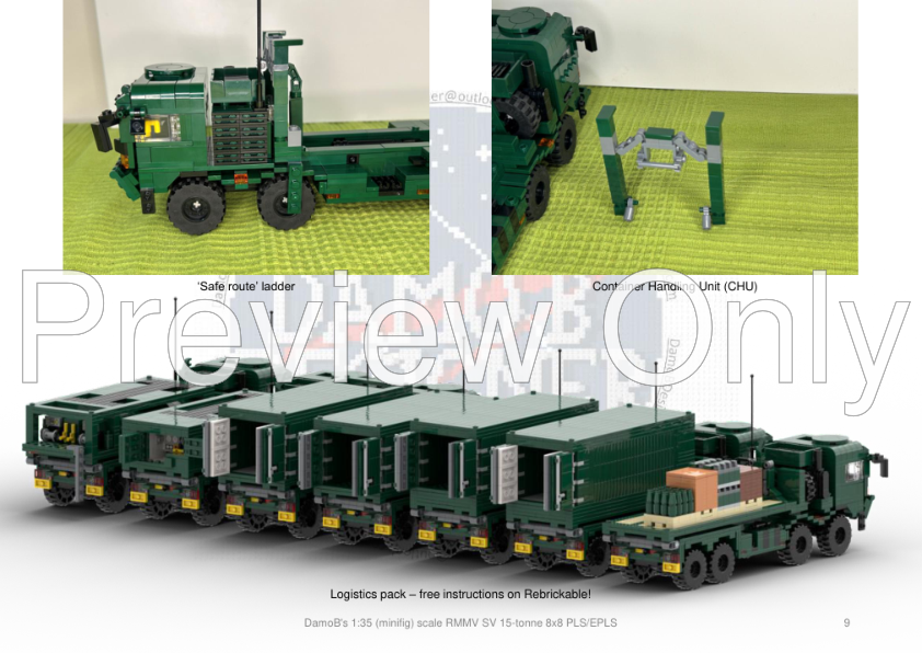 LEGO MOC RMMV HX2 Palletised Load System (PLS) / Enhanced Palletised ...