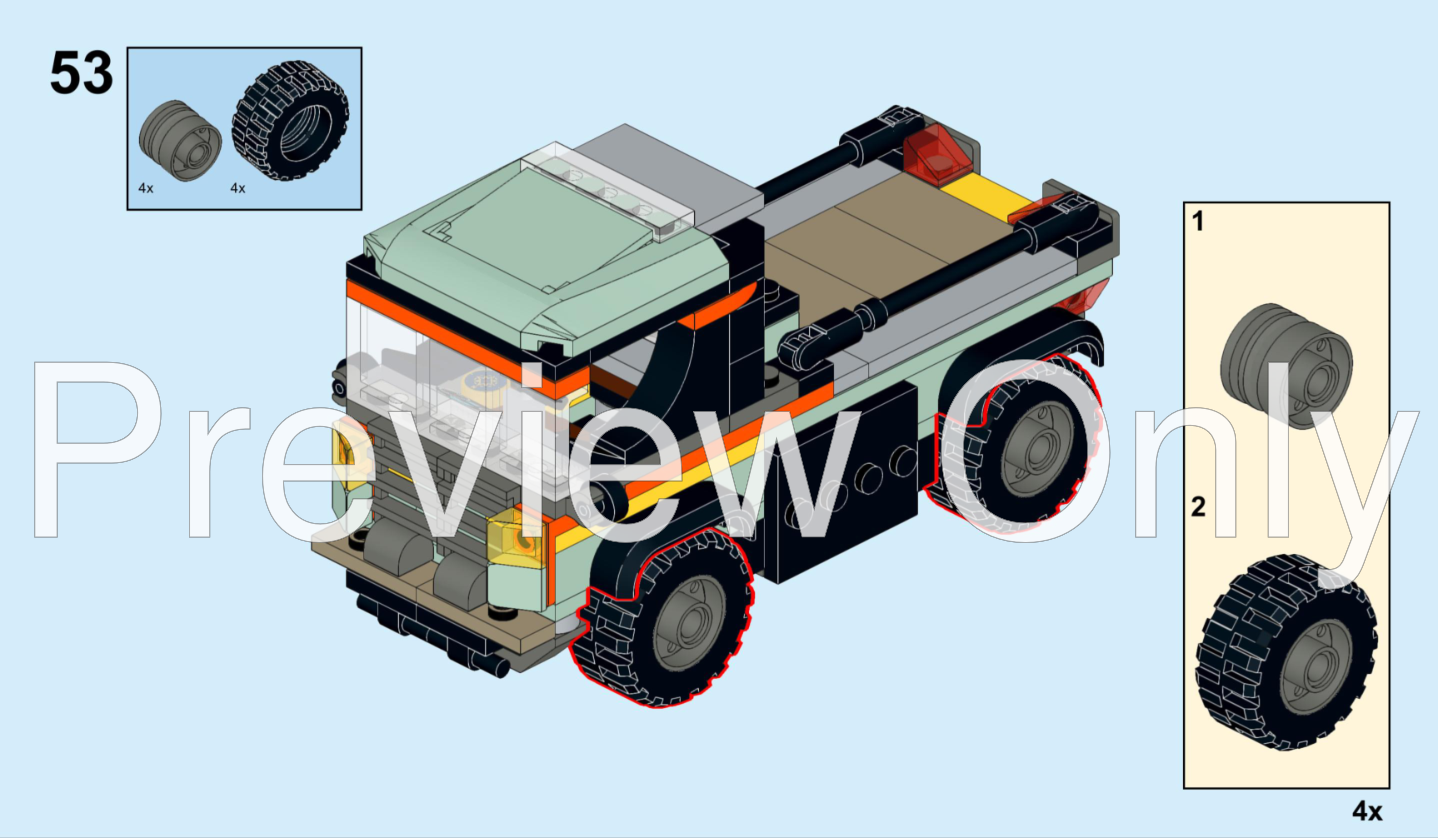 LEGO MOC 60447 Adventure Truck by PeterSzabo | Rebrickable - Build with ...