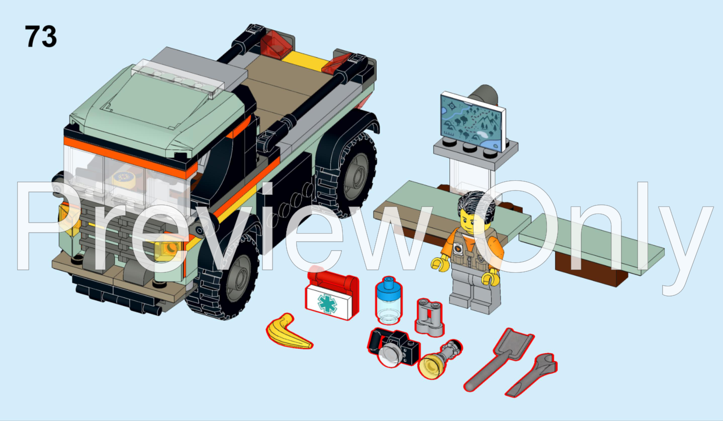 LEGO MOC-219901 60447 Adventure Truck by PeterSzabo | Rebrickable ...