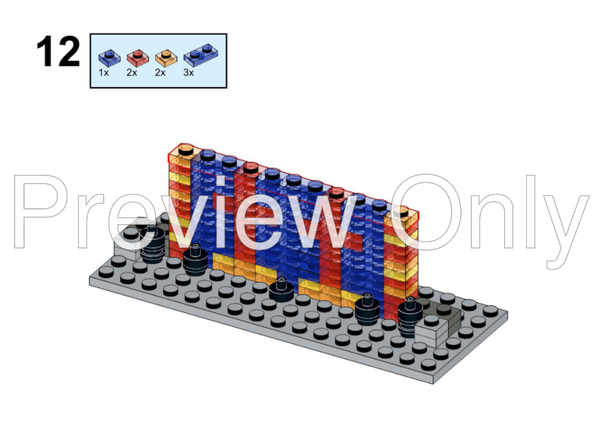 LEGO MOC Gothic Stone Window by Castle_Builder | Rebrickable - Build ...