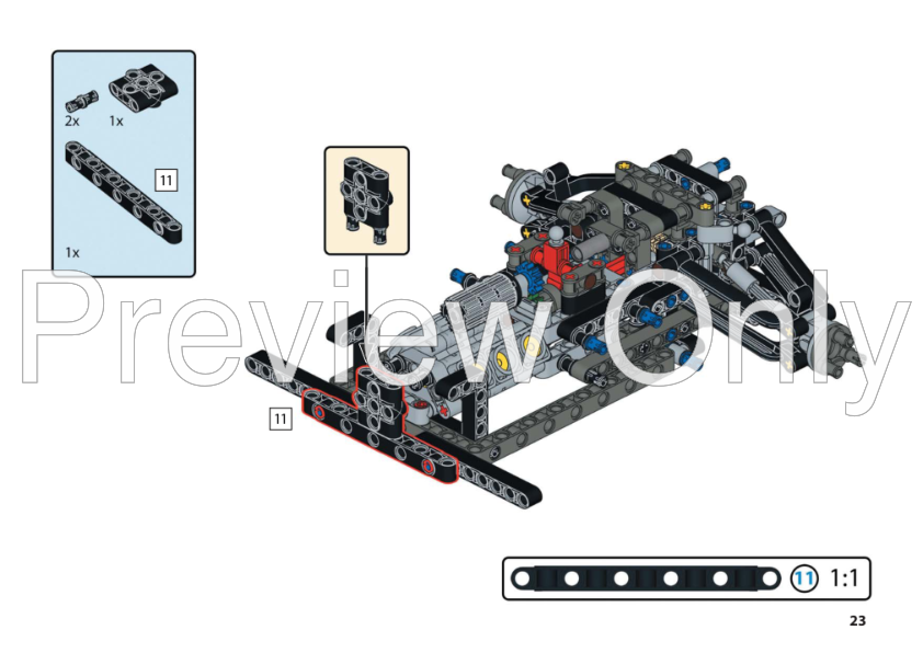 LEGO MOC-219930 42206 Oracle Red Bull Racing RB20 F1 Car RC MOD for ...