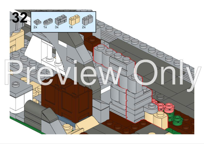 LEGO MOC Modular Ancient Ruins 2 by BrickAndBuildsI | Rebrickable ...