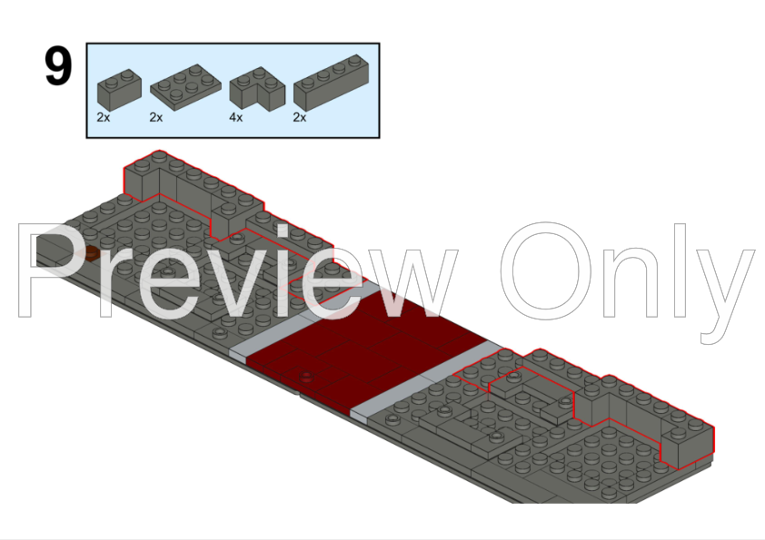 LEGO MOC Gateway Facade by Takemenorth | Rebrickable - Build with LEGO