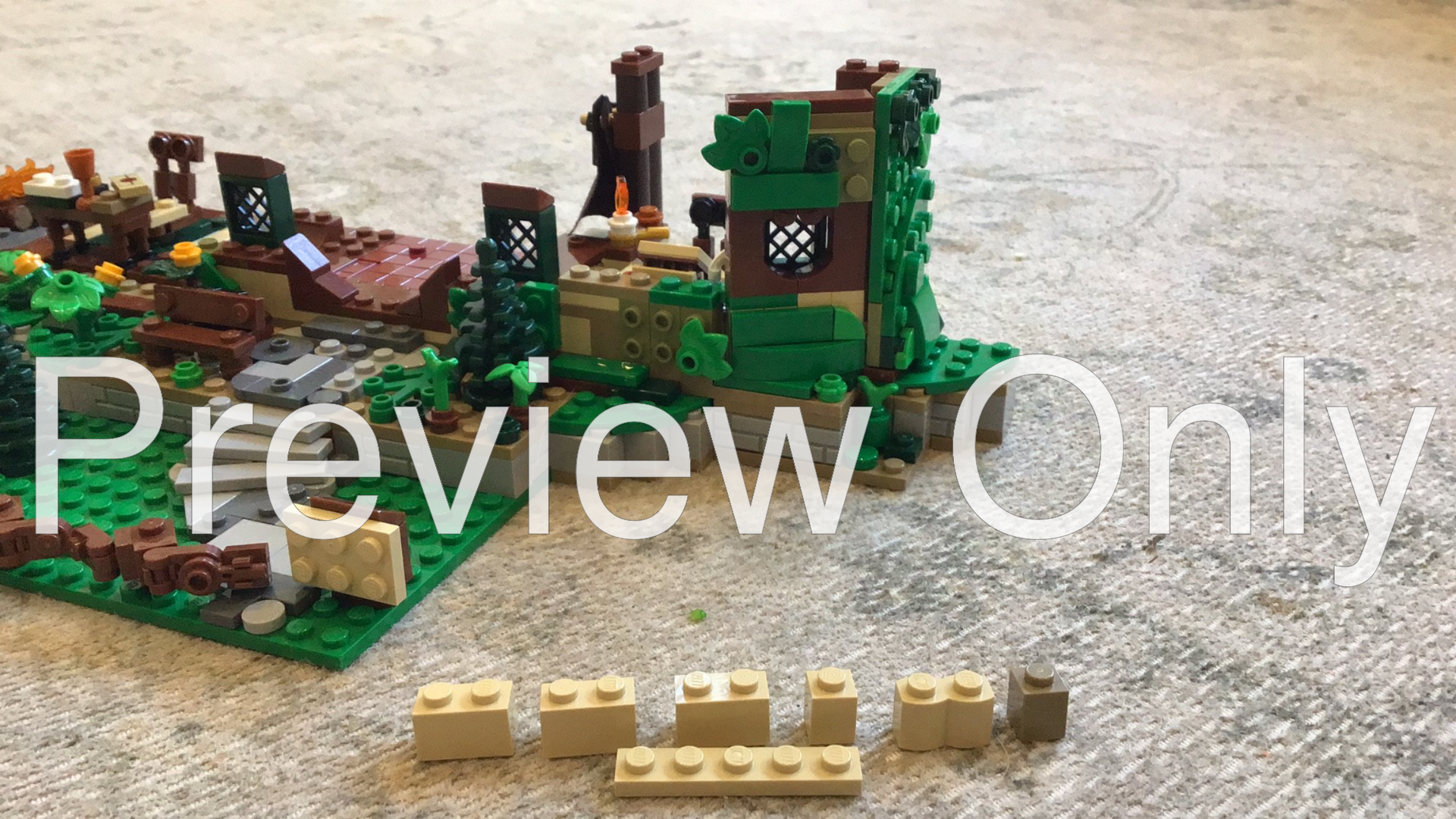 LEGO MOC-220118 10332 The Shire by DnDBrickinBros | Rebrickable - Build ...
