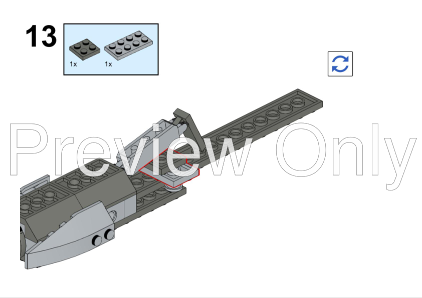 LEGO MOC-220122 Alpha-3 Nimbus-Class V-Wing Starfighter by prismaprawn ...