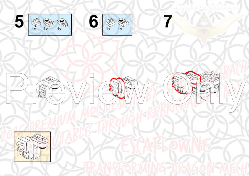 LEGO MOC Escaflowne: Transforming Dragon Mech by Ispano-Zaibach ...