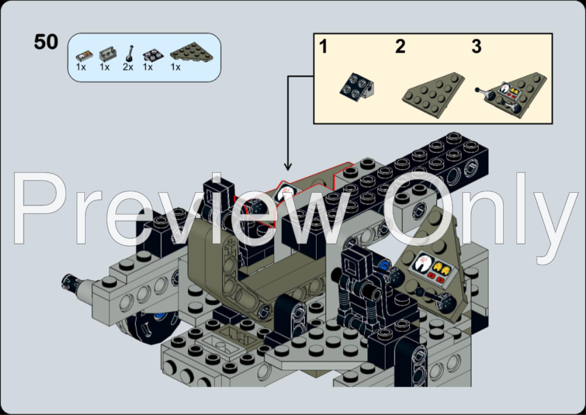 LEGO MOC-220417 Republic AT-AP (Classic-Style) by CloneCreatesClassics ...