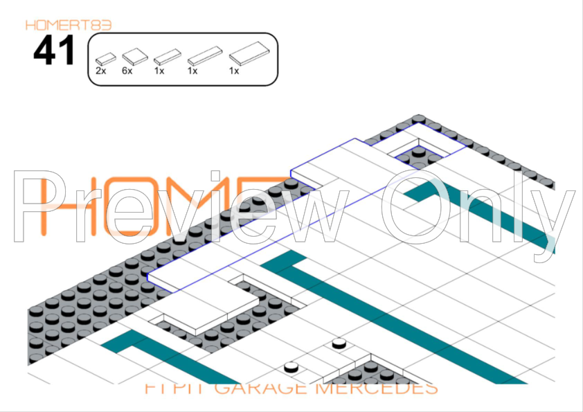 LEGO MOC F1 Mercedes Formula One Pit Garage 2025v2 by homert83 ...