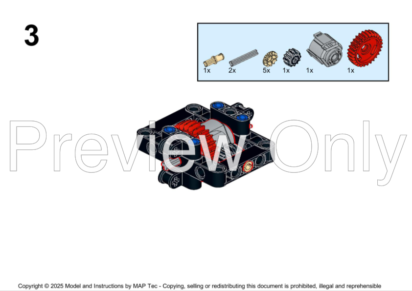LEGO MOC Lego Technic Height-Adjustable Rear Axle by MAP Tec ...