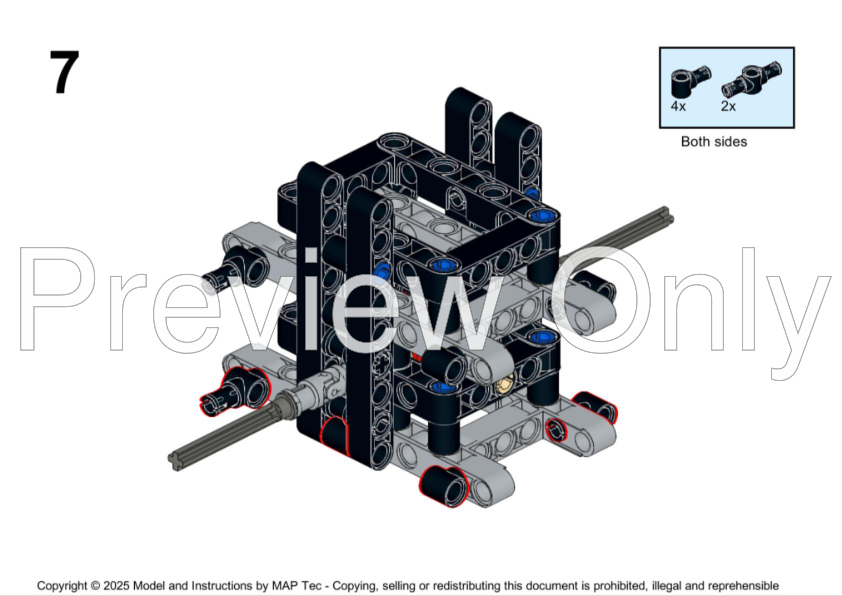 LEGO MOC Lego Technic Height-Adjustable Rear Axle by MAP Tec ...