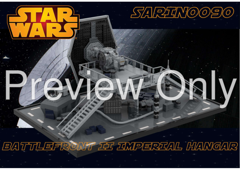 LEGO MOC SW - Battlefront II Imperial Hangar by Sarinoo90 | Rebrickable ...