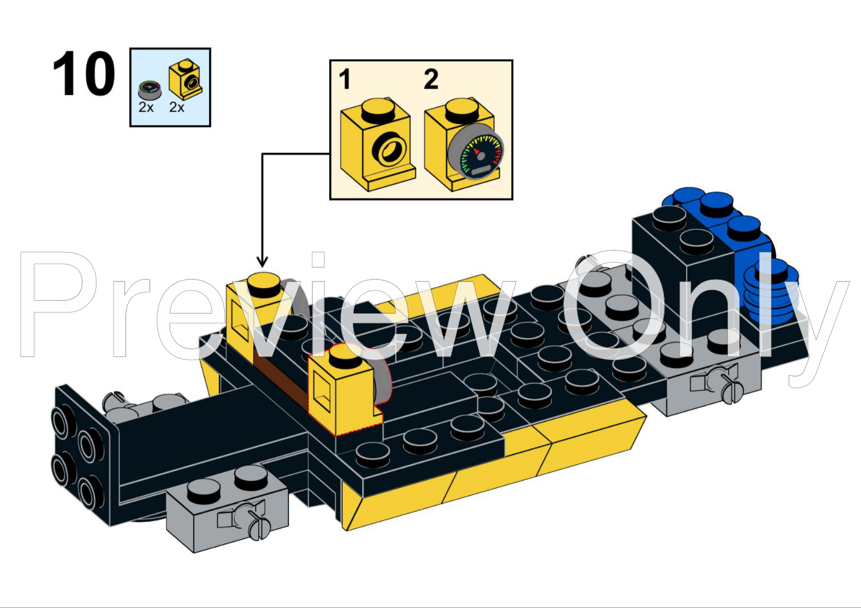 LEGO MOC 1970 Oldsmobile 442 W30 by Carbohydrates | Rebrickable - Build ...