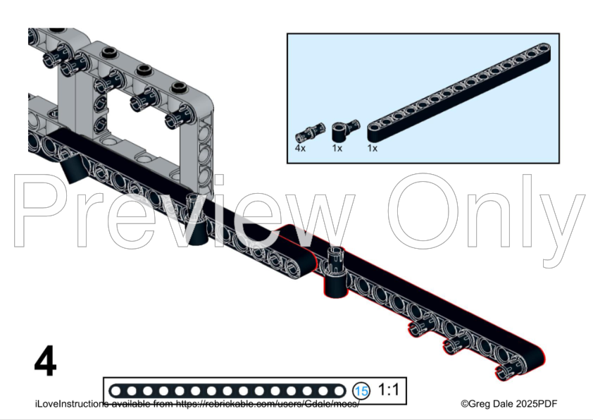 LEGO MOC Fairground Meteorite ride by Gdale | Rebrickable - Build with LEGO
