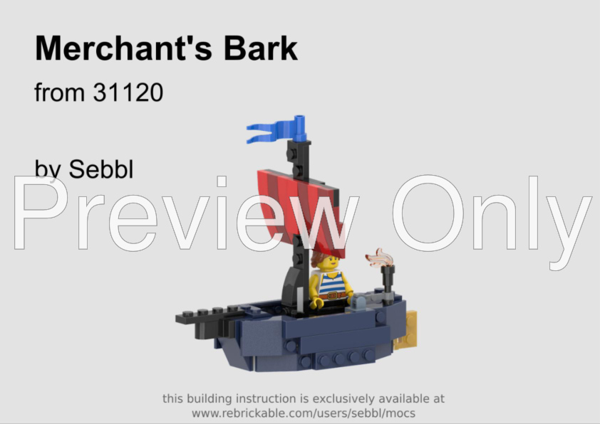 LEGO MOC 31120: Dockside Delights - Medieval Windmill Tales by sebbl ...