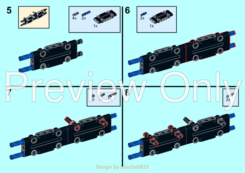 LEGO MOC Tipper Silo Trailer for Mercedes Benz Arocs (1:17,5) by ...