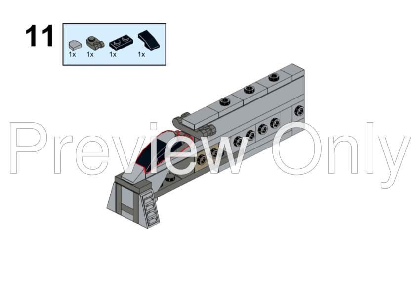 LEGO MOC Nu/Rho-Class Shuttle (IMP) by Orgalorgbricks | Rebrickable ...