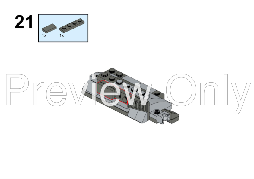 LEGO MOC Nu/Rho-Class Shuttle (IMP) by Orgalorgbricks | Rebrickable ...