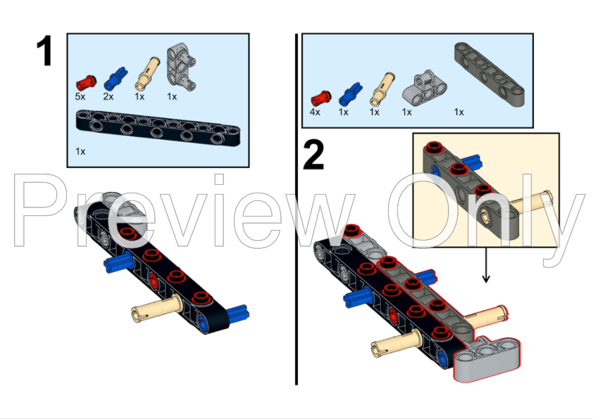 LEGO MOC 42168 Square Baler by Larsagri | Rebrickable - Build with LEGO