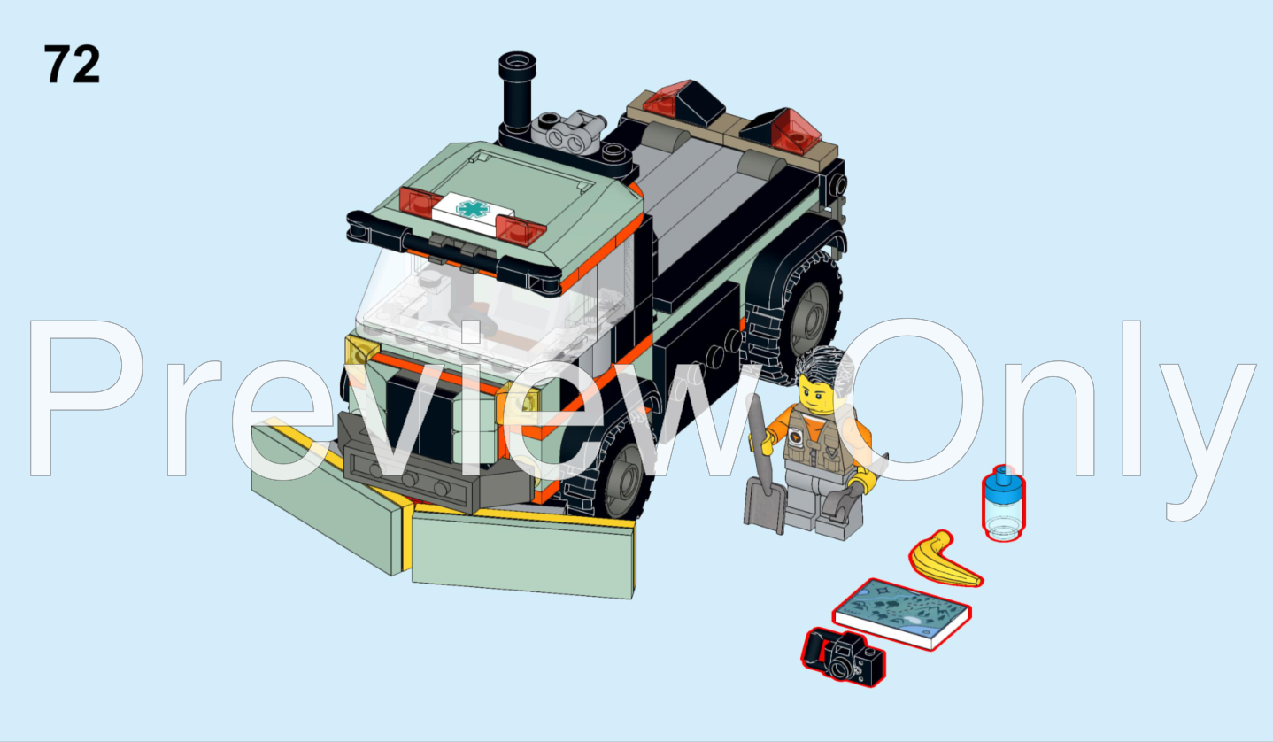 LEGO MOC 60447 Snow Plough by PeterSzabo | Rebrickable - Build with LEGO