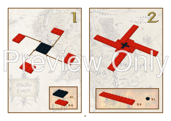 LEGO MOC Micro Isengard by Thierry | Rebrickable - Build with LEGO