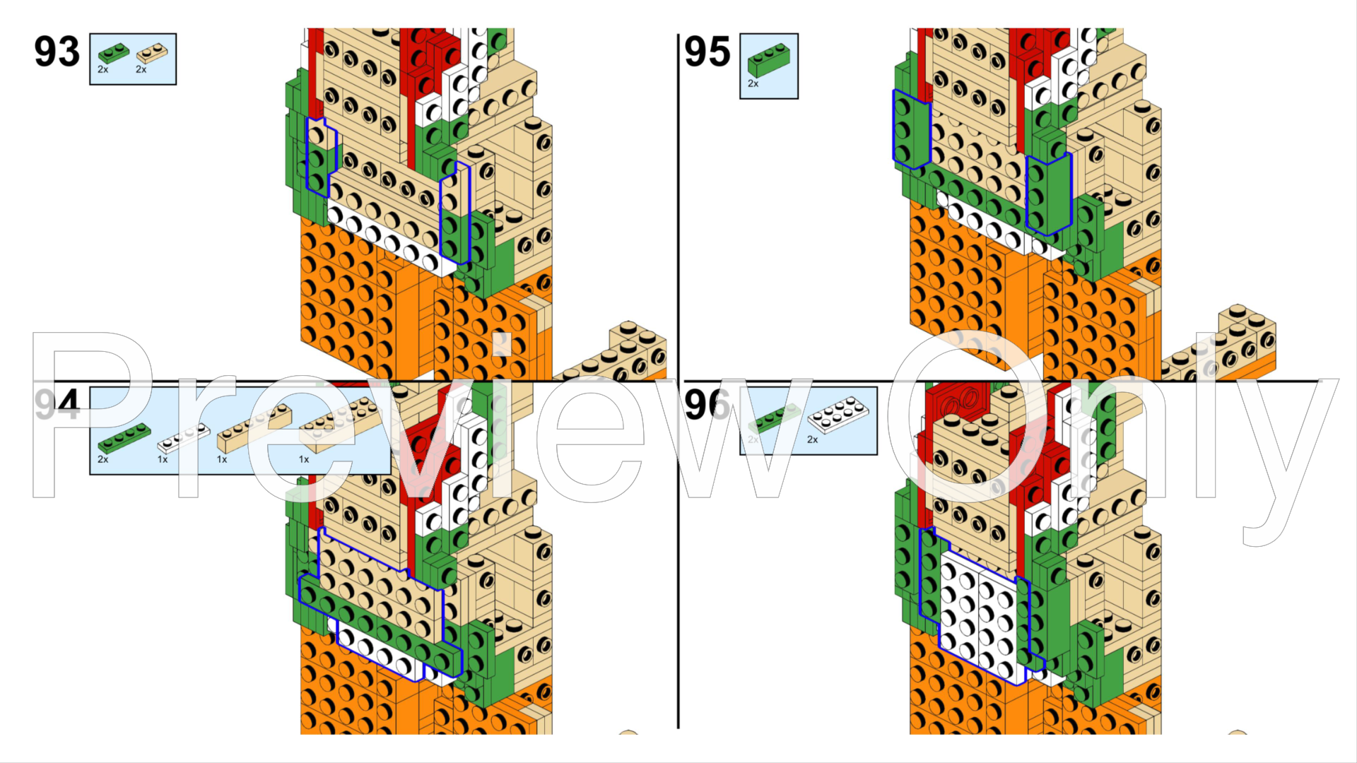 LEGO MOC-221593 Yoshi by xiaowang | Rebrickable - Build with LEGO