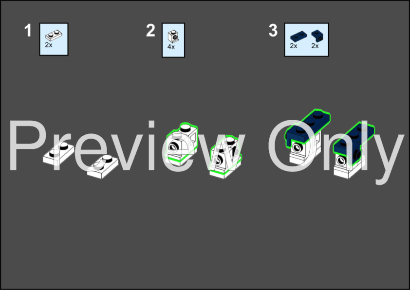 LEGO MOC Mon Mothma Brickheadz by Ant0noo | Rebrickable - Build with LEGO