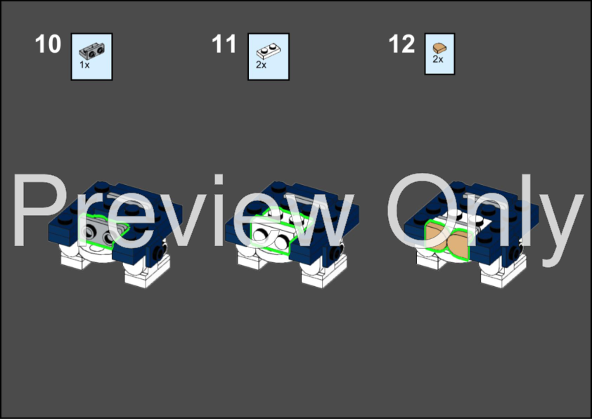 LEGO MOC Mon Mothma Brickheadz by Ant0noo | Rebrickable - Build with LEGO