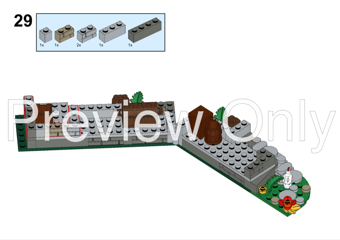 LEGO MOC Guarded Inn by BricksBite | Rebrickable - Build with LEGO