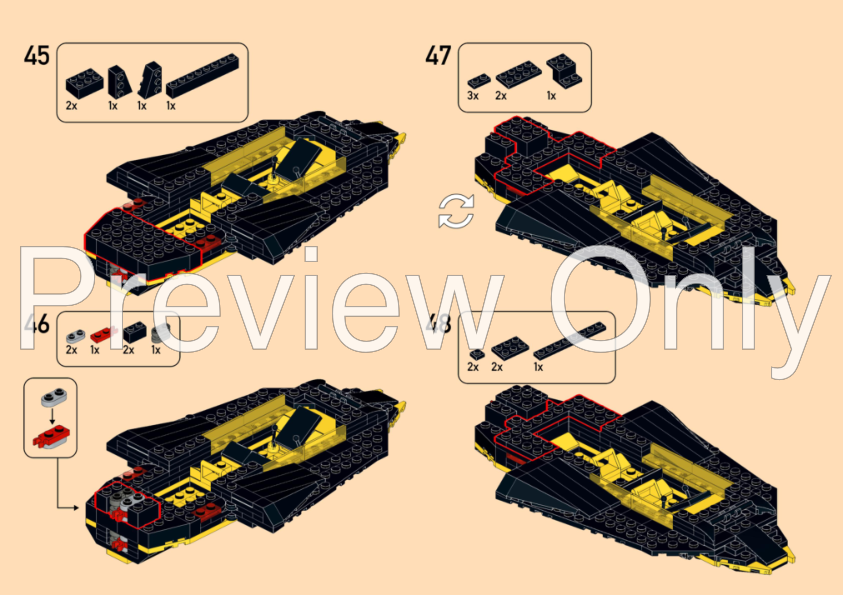 LEGO MOC Blacktron Invader by 1_corn | Rebrickable - Build with LEGO