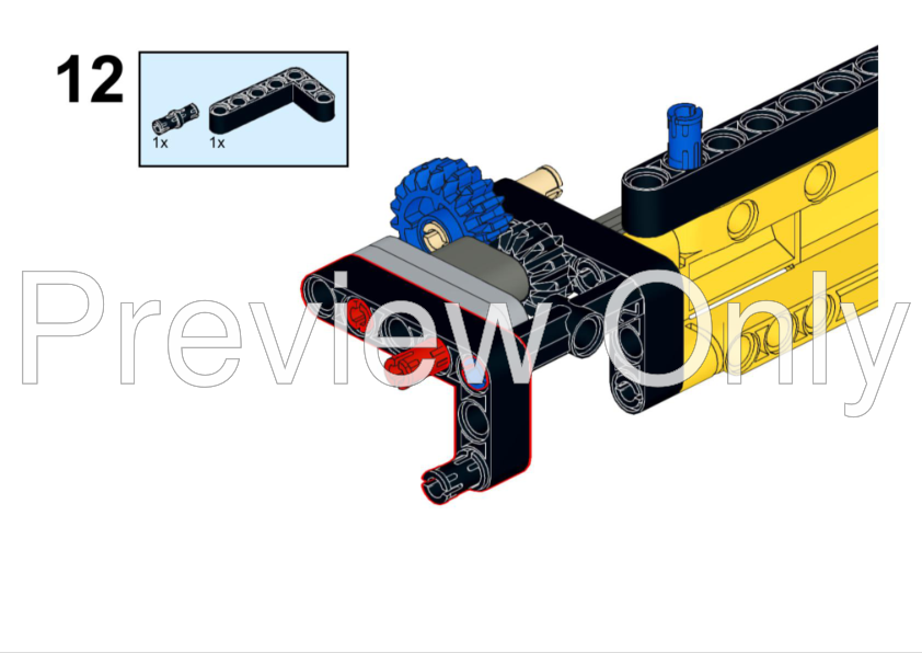 LEGO MOC 42108 Combine Harvester by MilanLego123 | Rebrickable - Build ...