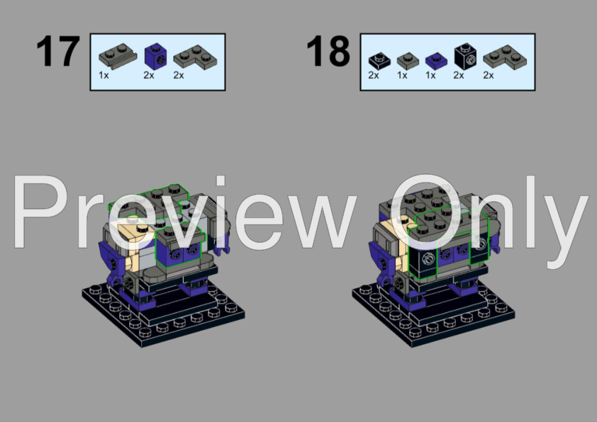 LEGO MOC Marvel Rivals- Hawkeye Brickheadz by Penguins and plastic ...