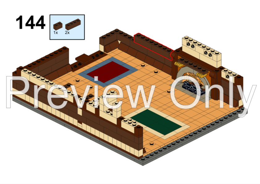 LEGO MOC-222423 Bag End Book Nook by not.tarikrojano | Rebrickable ...