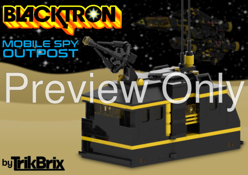 LEGO MOC Blacktron Mobile Spy Outpost - 10355 Renegade Compatible! by ...