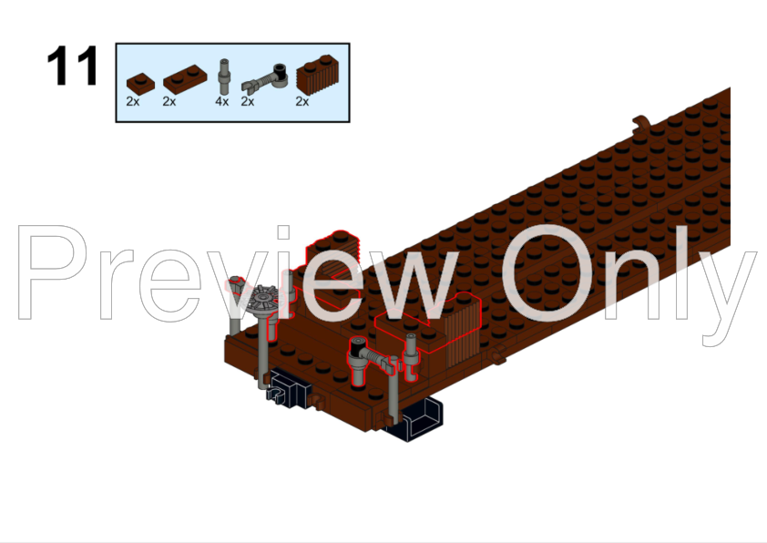 LEGO MOC D&RGW Narrow Gauge Caboose by SteamedUpBricks | Rebrickable ...