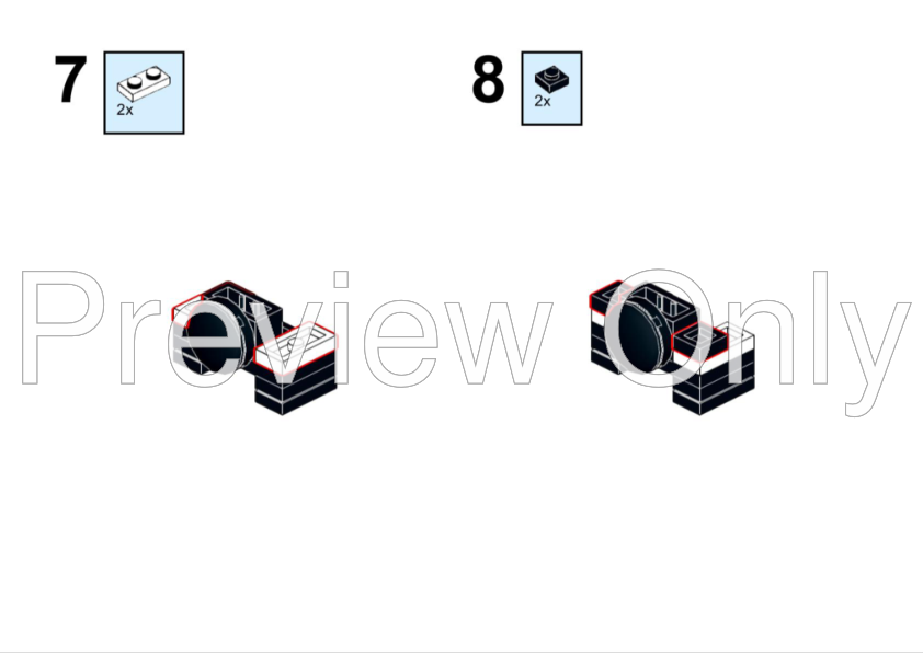 LEGO MOC Bartholomew Kuma by sgomezb | Rebrickable - Build with LEGO