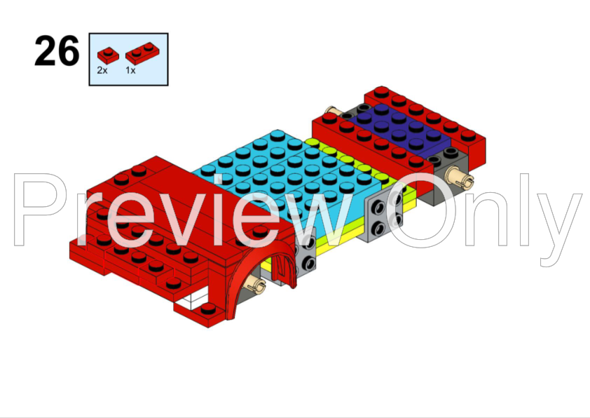 LEGO MOC-222858 Lightning McQueen by JW_Buildsnz | Rebrickable - Build ...