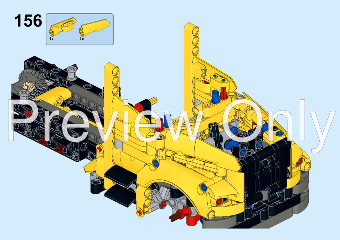 LEGO MOC 42205 Alternate model Western Star 5700XE by Anton Kablash ...