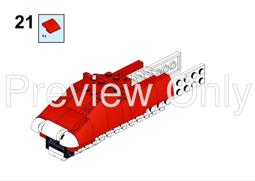 LEGO MOC-222976 Pitts special S2B (Red & White) by Frinke | Rebrickable ...