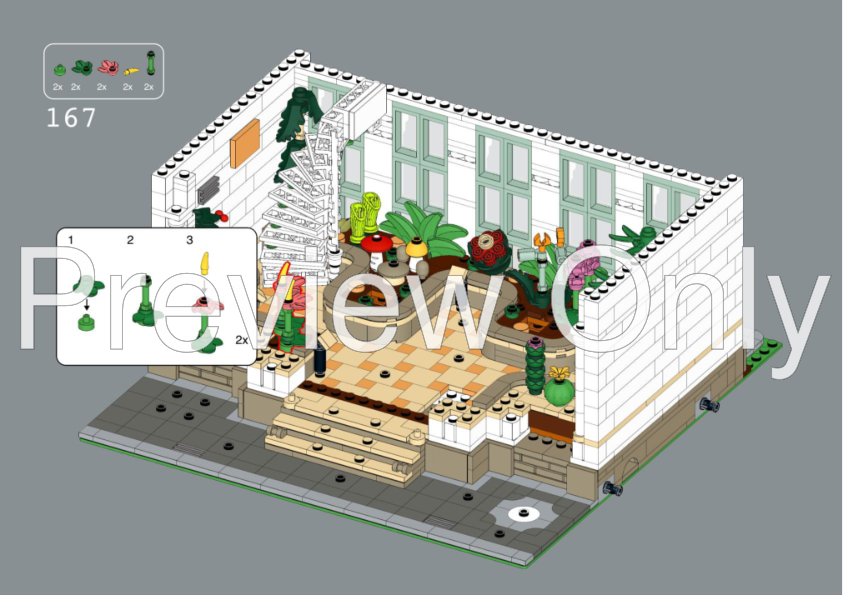 LEGO MOC The Modularized Botanical Garden by 1_corn | Rebrickable ...