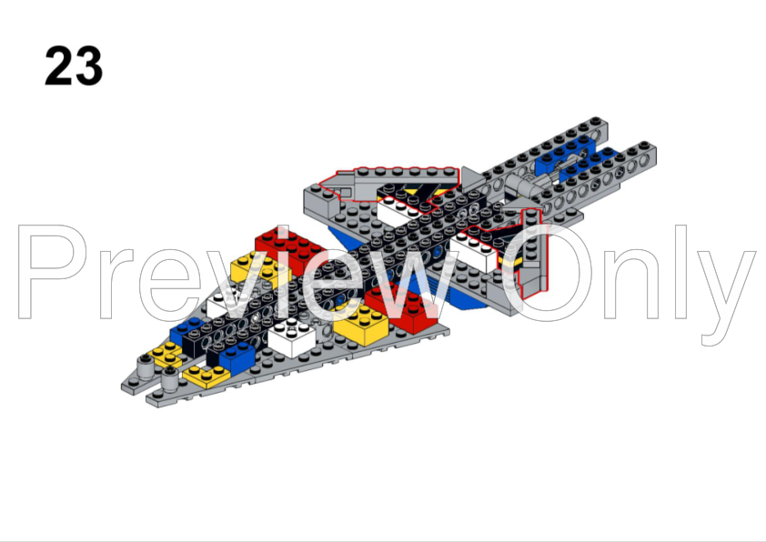 LEGO MOC Galaxy Cruiser by GentleEarwig | Rebrickable - Build with LEGO