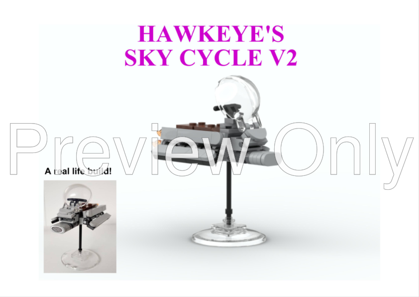 LEGO MOC Avengers Hawkeye 's Custom Cross Technologies Sky Cycle ...