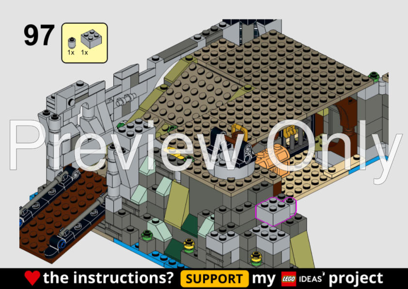 LEGO MOC Complete Black Knight's Castle + Guarded Inn by sebbl ...