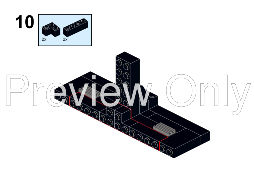 Lego Moc Kylos Tie Silencer Midi Scale Alternate Build Of 75406 Kylo