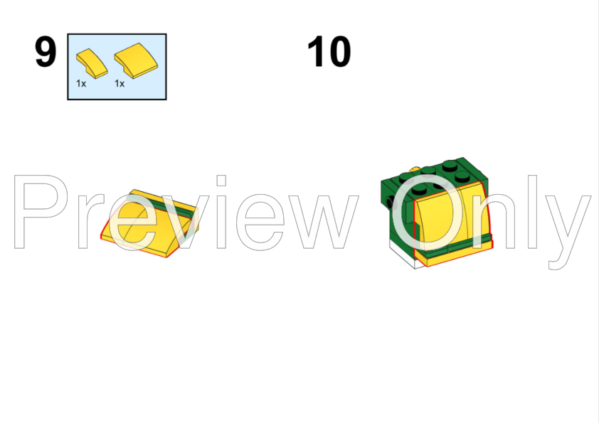 LEGO MOC Lego The Oregon Duck Mini Mascot by Brickrattyop | Rebrickable ...