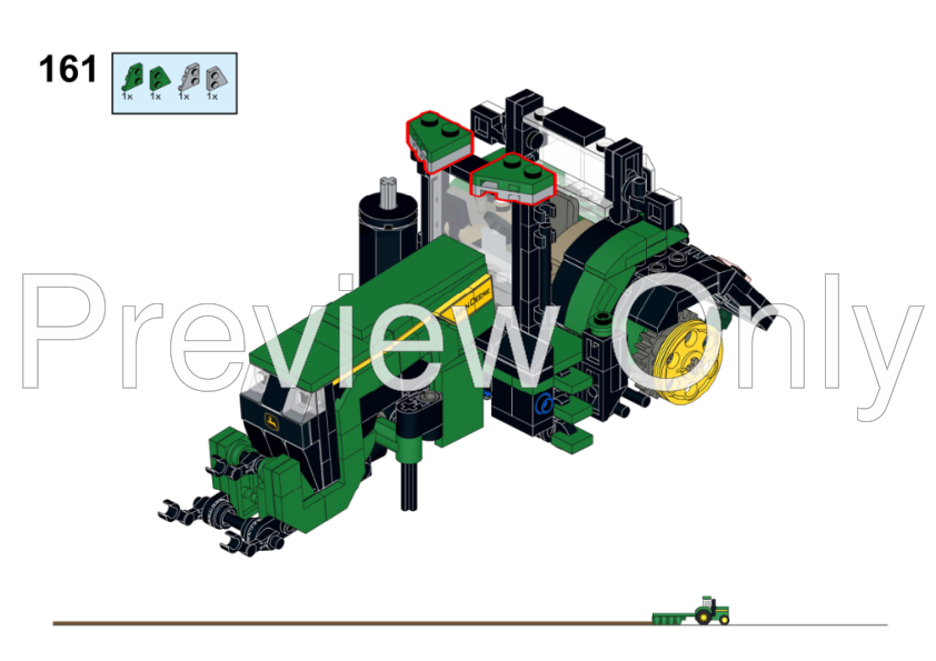 LEGO MOC-223833 John Deere 8RX 410 by Reddish Blue | Rebrickable ...
