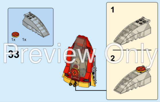 LEGO MOC 70638-2: Kai's Fire Bat by SecondBricks | Rebrickable - Build ...