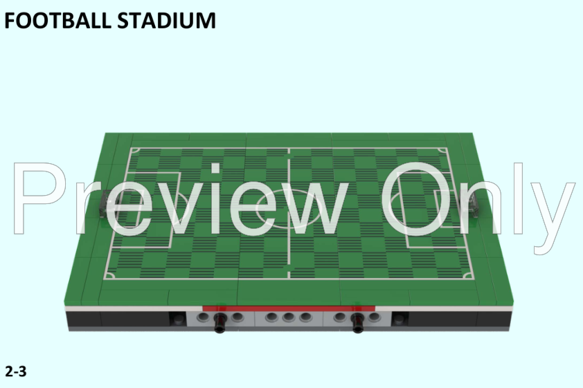 LEGO MOC FOOTBALL STADIUM by KURA76 | Rebrickable - Build with LEGO