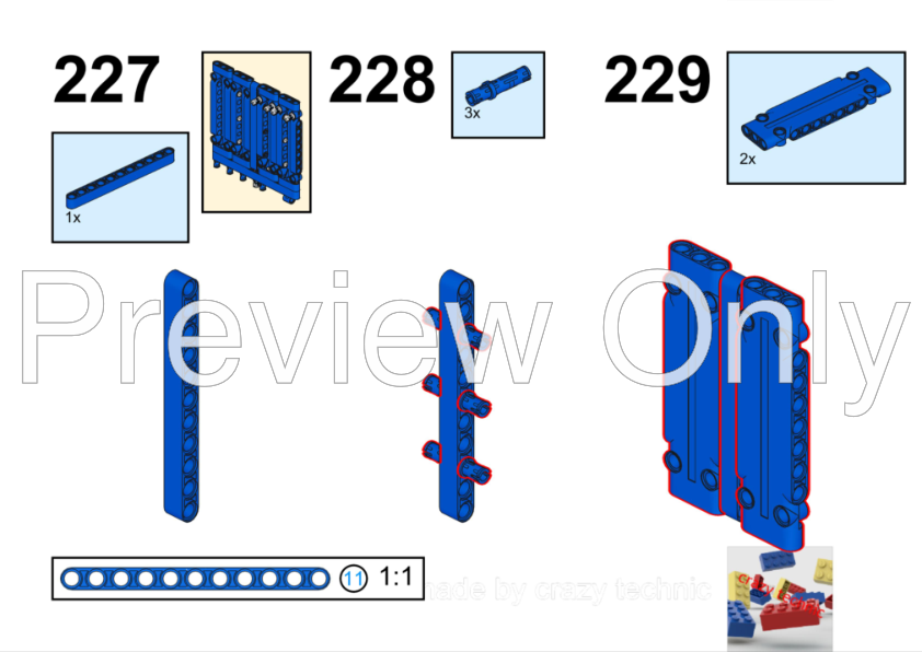 LEGO MOC-223936 container terminal 1:21| terminal tractor + trailer ...